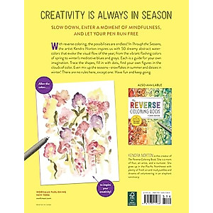 The Reverse Coloring Book™: Through the Seasons: The Book Has the Colors, You Make the Lines
