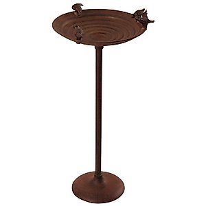 Esschert Design USA FB91 Cast Iron Standing Birdbath