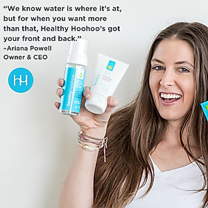 Healthy Hoohoo Gentle Feminine Wash for Women, pH Balanced Vulva Cleanser for Sensitive Skin, Plant Based Natural Hygiene, Unscented Vaginal Soap, Paraben and Glycerin Free (4 fl oz)