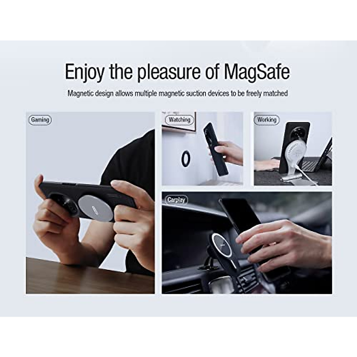 teroxa Magnetic Case for Oppo Find X6 Pro【Compatible with MagSafe】 Slim Fit Dotted Frosted Matte PC Back Cover TPU Bumper (Green)