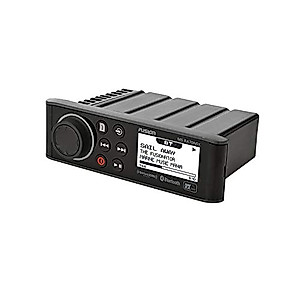 Fusion MS-RA70NSX Marine AM/FM/BT/NEMA2000 Stereo with 2 Pair Wet Sounds Recon 6-S High Output 6.5" Marine Coaxial Speakers, Silver Grill