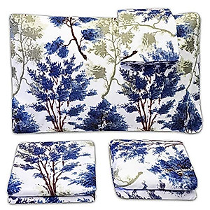 California King Sheet Sets - Breathable Luxury Sheets with Full Elastic & Secure Corner Straps Built In - 1800 Supreme Collection Deep Pocket Bedding Set, Sheet Set, California King, Florence