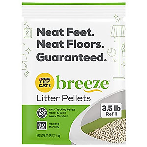Purina Litter Tidy Cat Breeze Pellets, 3.5 lb, New 4 - Pack