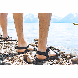 Xero Shoes Men’s Naboso Sandals, Lightweight Hiking Sandals with a Stimulating Footbed and Z-Pattern Straps