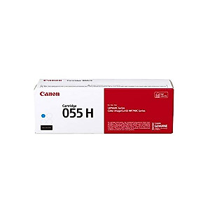 Canon Genuine 055 High Yield 4-Color Complete Toner Cartridge Set (CRG055HYCMYK)