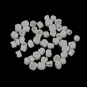 120 Pieces Fake Tooth Cap Crown Veneers Front Back Anterior and Molar Posterior Teeth with Thermal Beads Cap Filler for Teaching or DIY (50pcs Front and 70pcs Back)