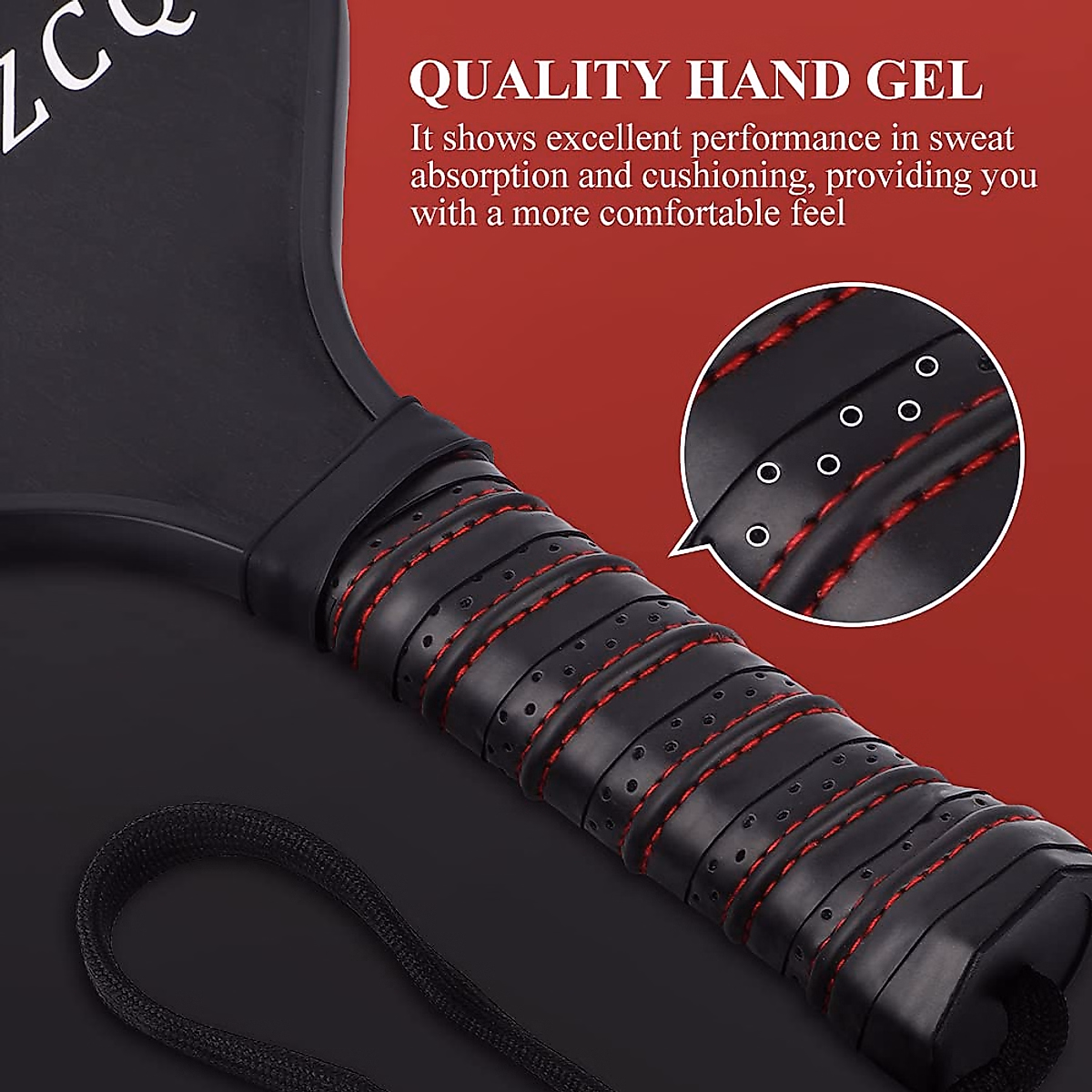 YDXIZCQ Pickleball Paddles, Pickleball Set 4 Paddles with 6 Balls and 1 Carry Bag, 7-ply Basswood Wood Pickleball Paddles, Safe Edge Guard, Wooden Pickleball Paddle