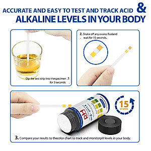 100pcs All-Purpose pH Test Strips - Accurate 0-14 Range for Urine, Saliva, Water, Labs, Aquariums, and Pools