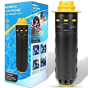 Replacement for Nature2 Duoclear 25 Mineral Cartridge W28000 for All Zodiac DuoClear Fusion Soft Vision Pro Above Ground Ingroud Pool Sanitizers, for up to 35,000 Gallons Pool, W26000, 50001800