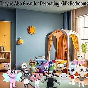 New Dandy's World Plush Toy, 9.8 Inches Dandy's Stuffed Animal Goob Pillow Doll, Gift for Boys Girls Halloween Decors Gifts (Goob)