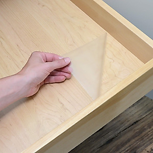 Con-Tact Brand - KIT09FC9993 Creative Covering Self-Adhesive Semi-Transparent Privacy Film Protective Vinyl and Shelf Liner, 18" x 9', Clear Matte