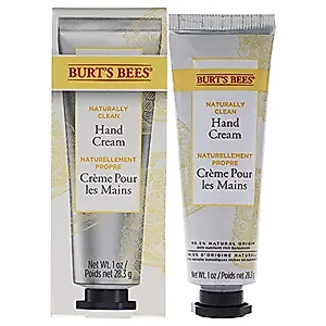 Burts Bees Naturally Clean Hand Cream Unisex 1 oz