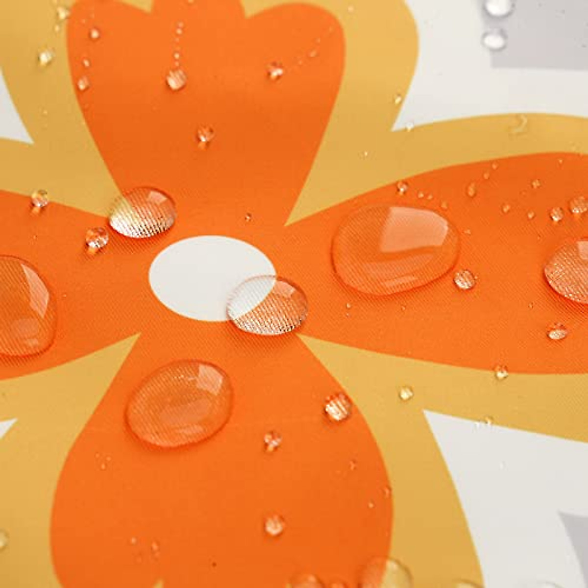 cygnus Outdoor Waterproof Throw Pillow Covers 18x18 Inch Set of 4 Boho Decorative Floral Covers for Patio Furniture Porch (18 * 18inch/45 * 45cm, Orange and Teal)