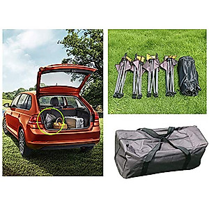 Outdoor Table and Chair Set 5-Piece Outdoor Camping Table and Chair Set, Outdoor Picnic Table and Chair, Folding Table and Chair Set
