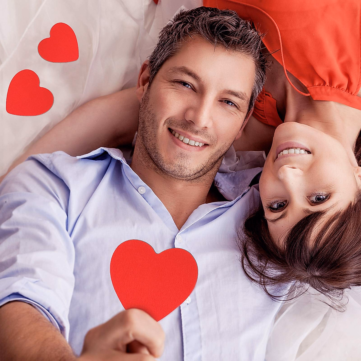 24 Pieces Valentines Felt Hearts DIY Crafts Heart Shape Craft Felt Heart Laser Cutout 300 Pieces Assorted Adhesive Felt Hearts Stickers for Valentine's Day Mother's Day Anniversary Holiday Decorations