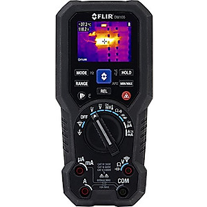 FLIR DM166 Digital Multi-Meter With Built-In Thermal Camera for Electrical Inspection, Automation, Electronics and HVAC