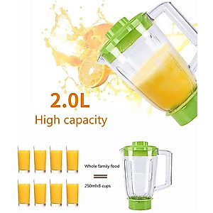 Milkshake And Smoothie Maker With 45,000 Rpm High Speed, Bpa Free Tritan Pitcher Stainless Steel Blades, 3 speed control with pulse ice crusher, chopper, coffee grinder smoothie maker ZJ666