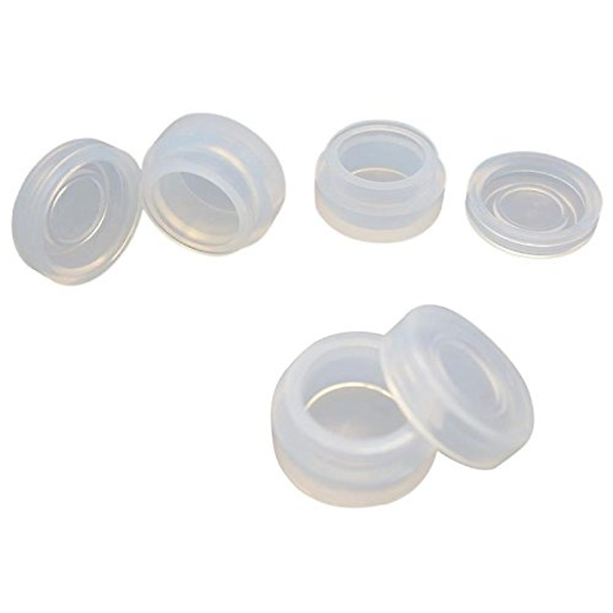 HONEYYE 5ML Silicone Container Silicone Jar Box Containers 10PCS High Clear
