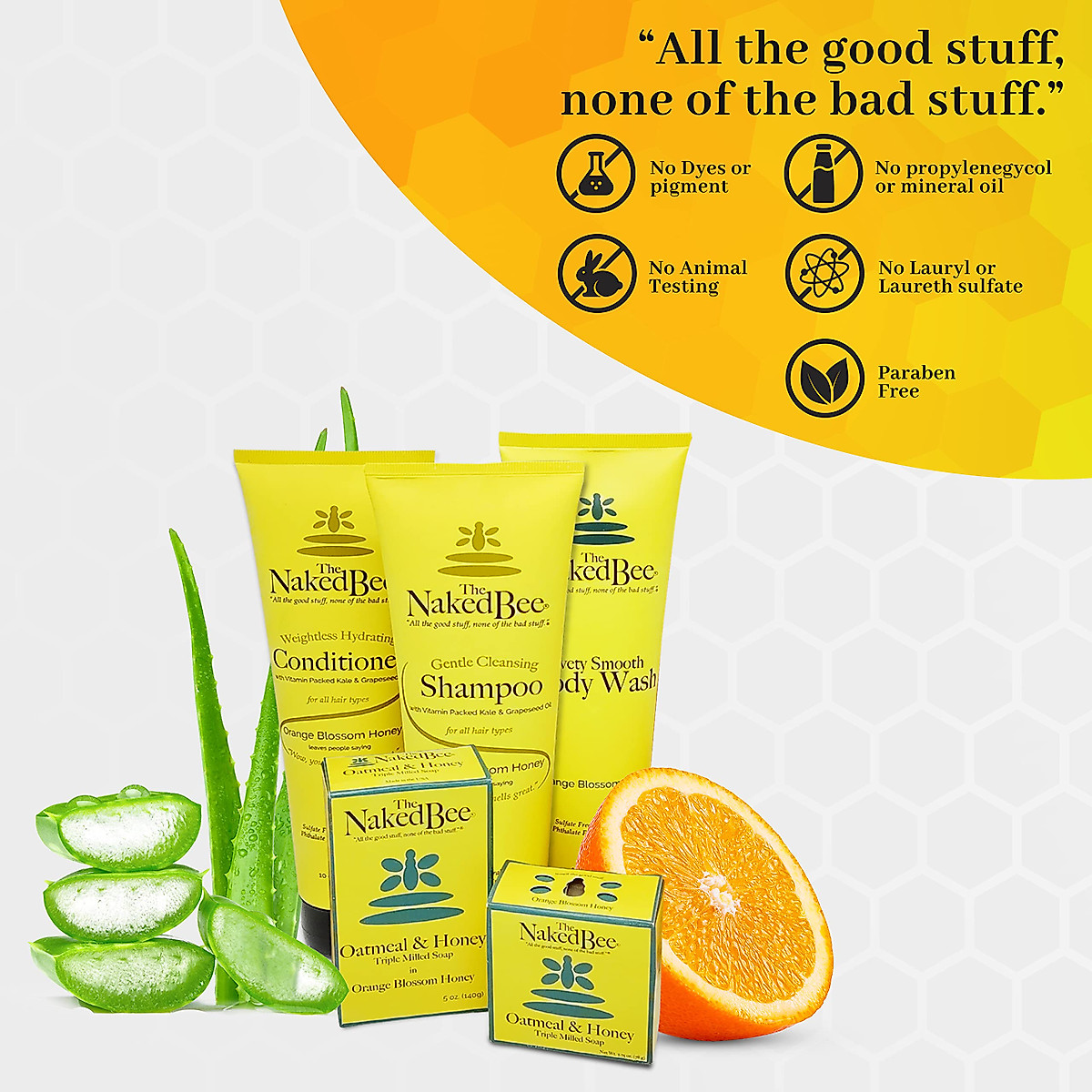 The Naked Bee Vitamin C Face & Body Sunscreen Protection (5.5 Oz) - Suncreen Moisturizing Vitamin C Cream - Sunblock - Sunflower Oil & Aloe with Spf 30