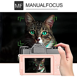 eDealz 4K 48MP Digital Camera for Photography, Vlogging Camera for YouTube with 3.0’’ 180° Flip Screen, WiFi, 16X Digital Zoom, Wide Angle & Macro Lens, Rechargeable Battery, 64GB Micro SD Card