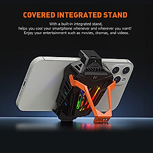 BIGBIG WON Phone Cooler, Mobile Gaming Trigger, Mobile Gaming Fan Mobile Triggers for iPhone and Android Phones | Phone Cooling Fan (Wired) - 1 Piece | PUGB Phone Trigger - 1 Piece