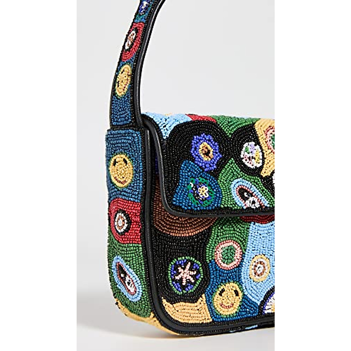 STAUD Women's Tommy Bag, Milliefiori Black, One Size