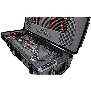 Case Club Waterproof Parallel Limb Compound Bow Pre-Cut Case with Silica Gel to Help Prevent Rust