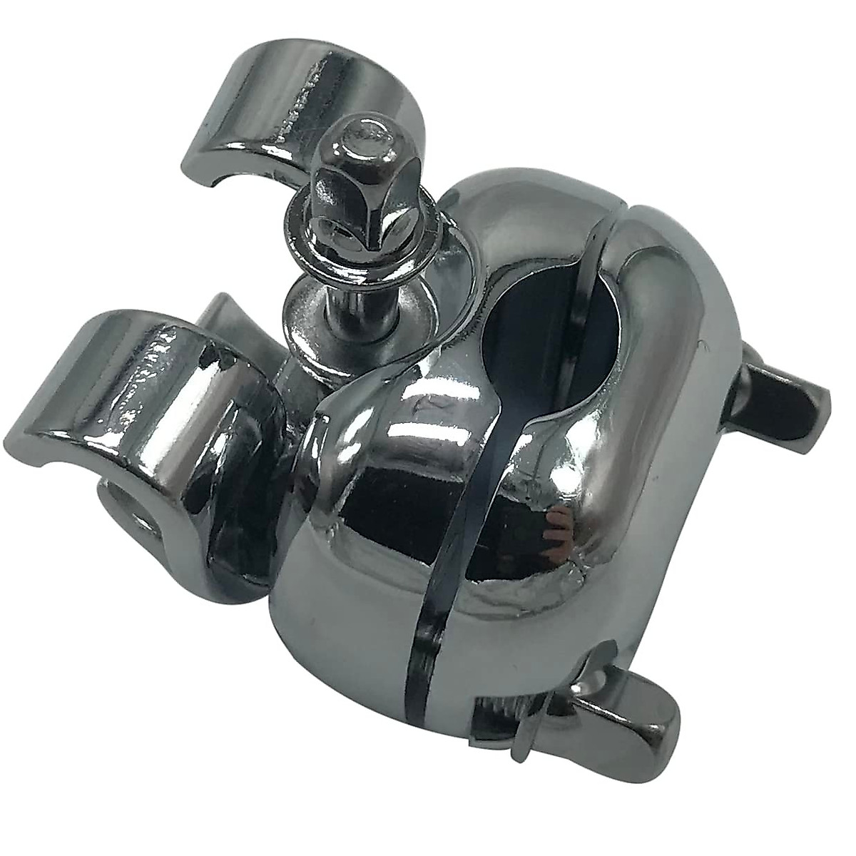 Cowbell Mount Bracket - Tom Hoop Clamp for Cowbell, Jam Block, Tambourine, Splash Cymbal