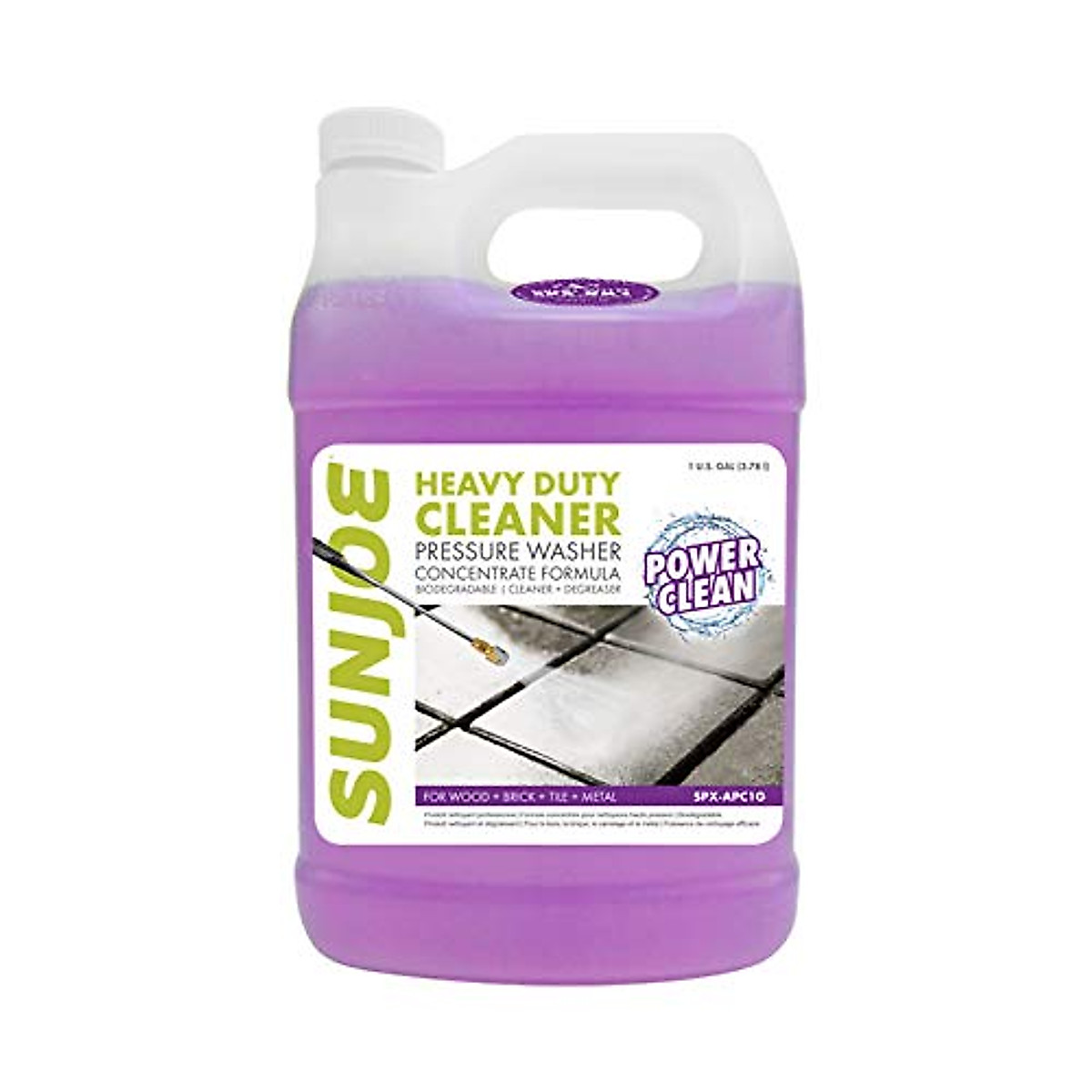 Sun Joe SPX-APC1G All-Purpose Heavy Duty Pressure Washer Rated Cleaner + Degreaser, 1-Gallon