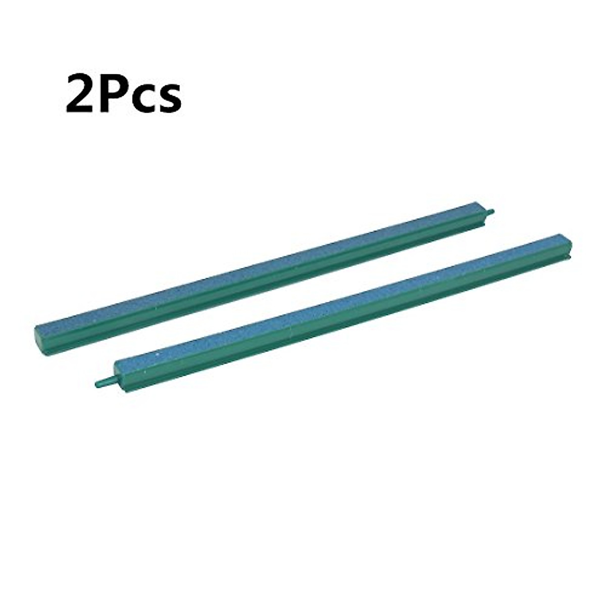 XMHF Aquarium Air Stone Airstone Oxygen Diffuser 14 Inch 2pcs Green Blue