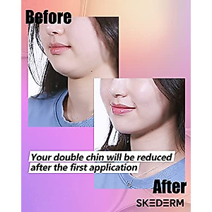 SKEDERM Lifting Patch Peptide | V Shaped Slimming Face Mask Double Chin Reducer V Line Lifting Mask