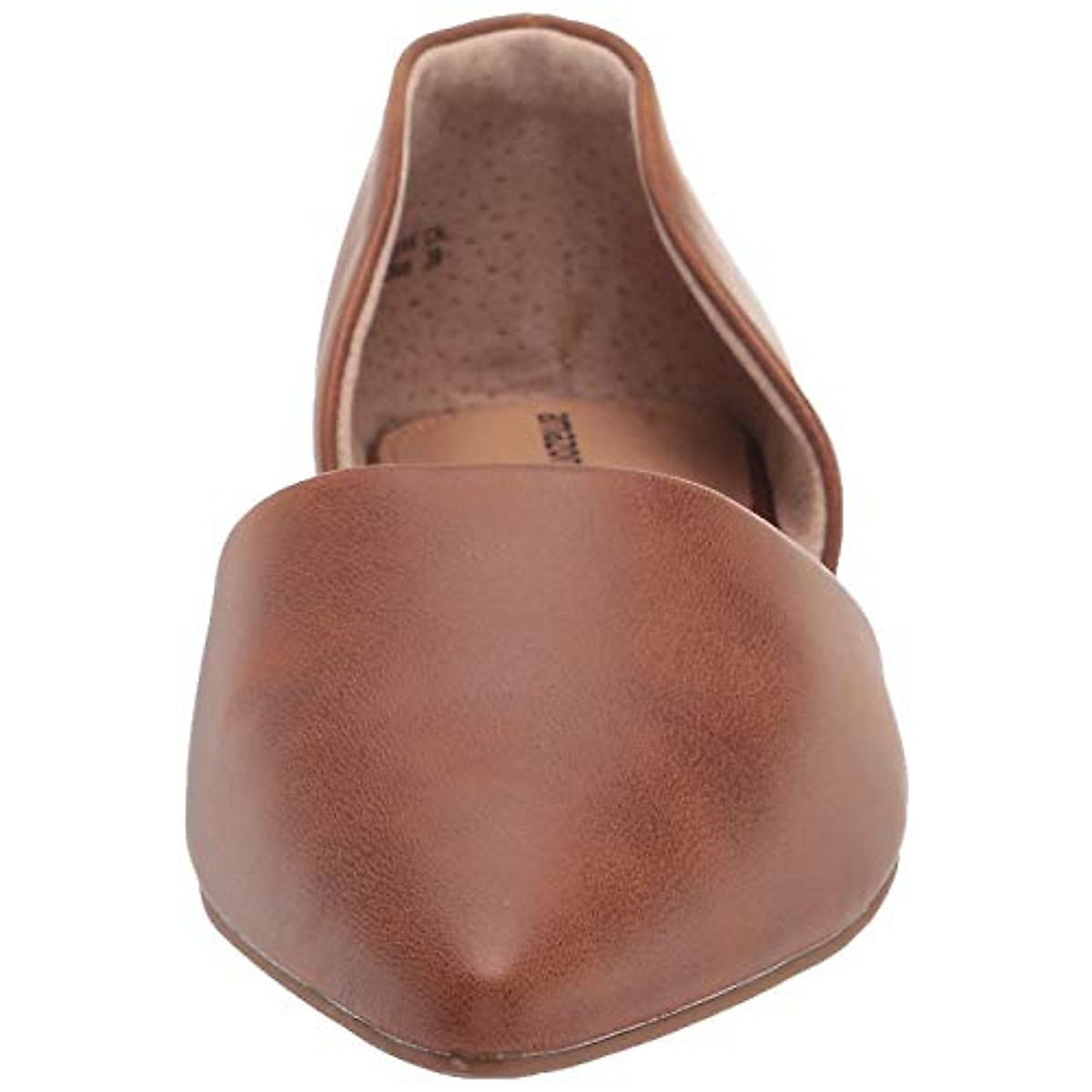 Amazon Essentials Women's D'Orsay Flat Ballet, Tan, 7.5