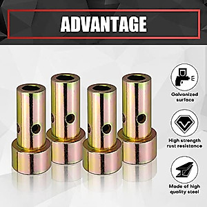 VIAGL 2 Pair of Cat 1 Quick Hitch Adapter Bushings Set for Category I 3-Point Tractors Use with Quick Hitch System