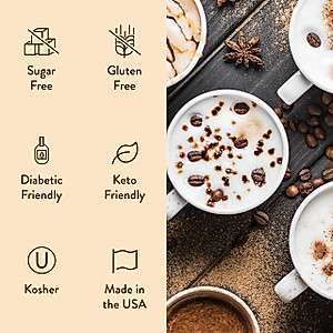 Jordan's Skinny Syrups Sugar Free Coffee Syrup, Vanilla, Salted Caramel, Hazelnut, Mocha, Butter Toffee, and Caramel Syrups, Zero Calorie Flavoring, 25.4 Fl Oz (Pack of 6), Sampler Variety Pack