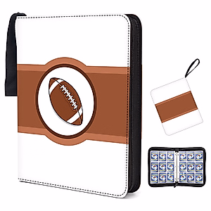 Jaragar 900 Pockets Football Card Binder for Trading Cards, Card Collector Album Holder with 50 Premium 9-Pocket Pages for Card Collection Storage