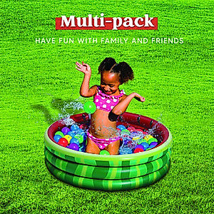 JOYIN 3Pack Inflatable Kiddie Pool, 47" Watermelon Donuts Pizza 3 Ring Seasonal Merriment Swimming Pool for Kids, Water Pool Baby Pool for Seasonal Merriment for Ages 3+