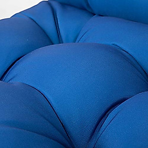 ARTPLAN Outdoor Cushions Loveseat All Weather Chair Cushions Bench Cushions Set of 5 Wicker Tufted Pillow for Patio Furniture