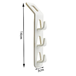 12pcs Clothes Hanger Connector Hooks Plastic 3 Layer Cabinet Clothes Connection Cascading Clothes Hanger Hooks Folding Storage Clothes Rack Organizer Accessories