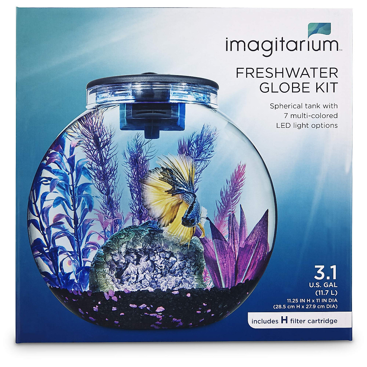 Imagitarium Freshwater Globe Kit, 3.1 GAL