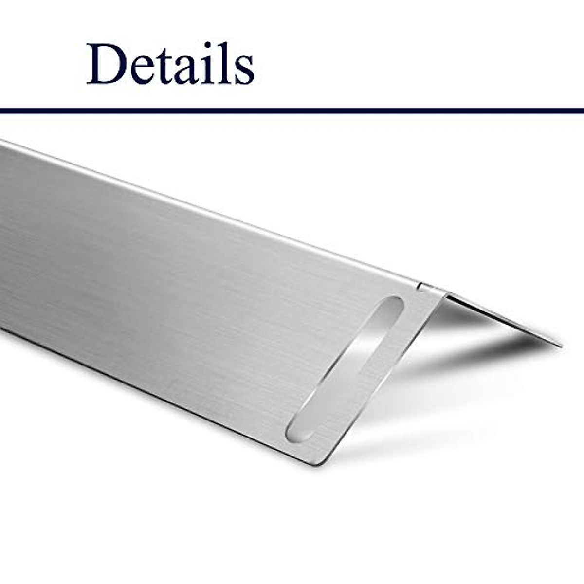 Folocy 16 1/2 Inch Grill Heat Plates Shield Burner Covers BBQ Gas Grill Replacement Parts, Heat Tent for Charbroil 463211513, 463211514, 463211512, BBQ Grillware GGPL-2100, GGPL2100, Smoke Canyon