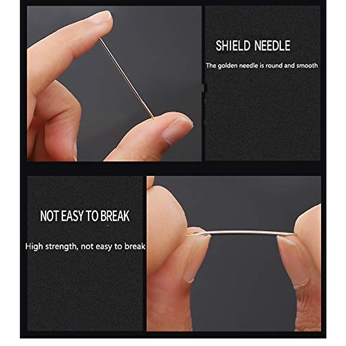 30pcs Cross Stitch Needles Hand-Stitched Embroidery , Embroidery Hand Needles Sewing Needles for Cross Stitching - Size 24