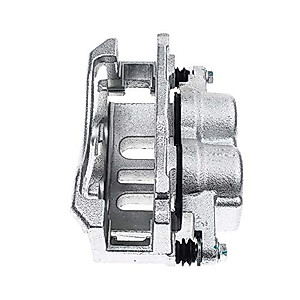 A-Premium Front Disc Brake Caliper Assembly with Bracket Compatible with Select Ford, Lincoln and Mercury Models - Crown Victoria/Town Car/Grand Marquis 2003-11, Marauder 2003-2004, 4.6L, 2-PC Set