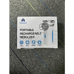 Portable Nebulizer - Nebulizers, Rechargeable Nebulizer Machine for Adults and Kids, Ultrasonic Nebulizer with Two Modes & Self-Cleaning Function for Breathing Problems, FSA and HSA Eligible