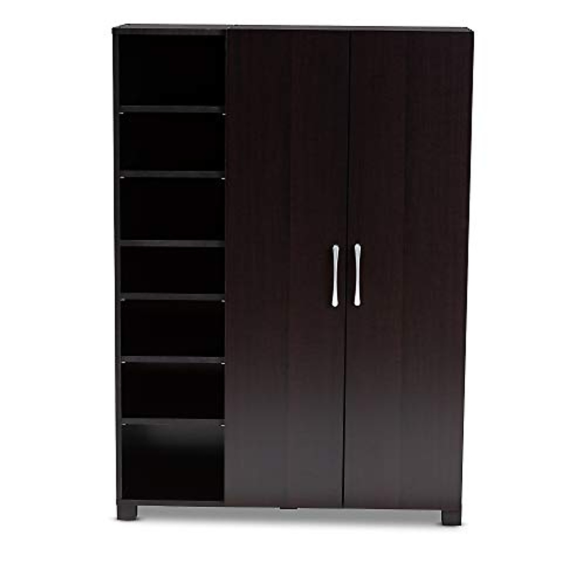 Baxton Studio Shoe Cabinets, One Size, Wenge