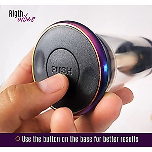 Right vibes 4 pieces grinder 2.2 cone with accessories to adjust it , Zinc alloy 3 in 1 multicolor