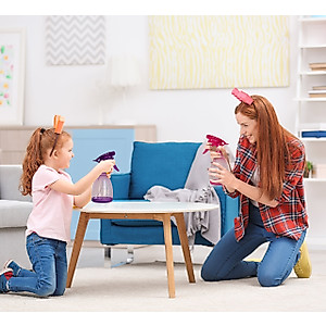 Empty Spray Bottles - 12 Oz Refillable Sprayer - pack of 3 - for Essential Oil, Water, Kitchen, Bath, Beauty, Hair, and Cleaning - Durable Trigger Sprayer with Mist & Stream Modes