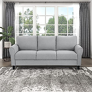 Lexicon Eloise Living Room Sofa, Dark Gray