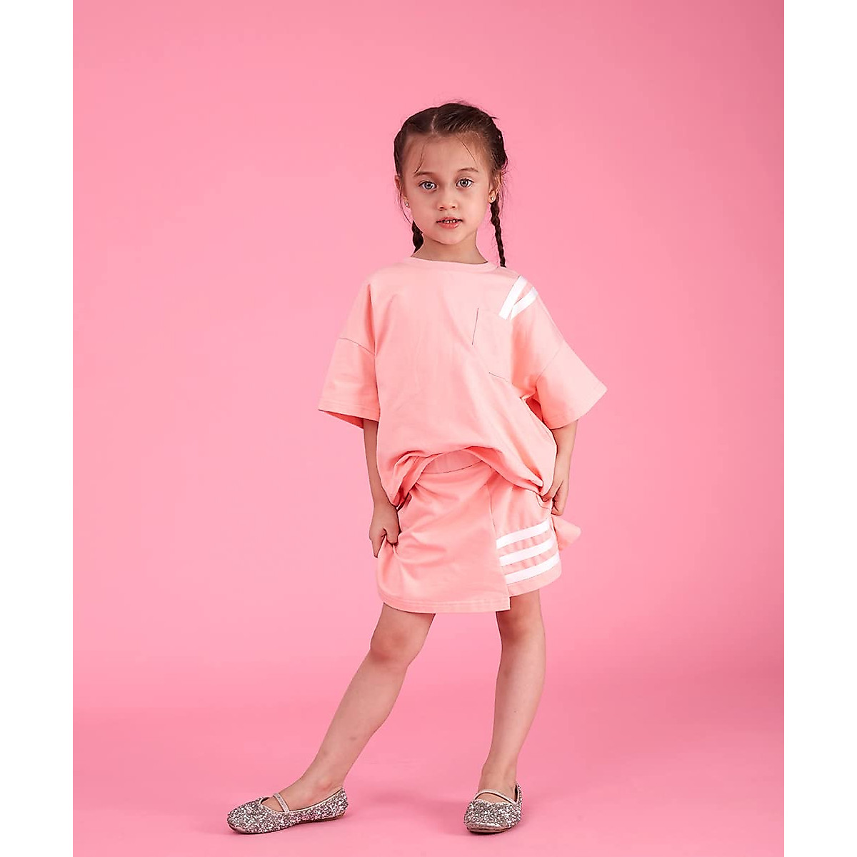 Yizhily Seamless Photogrphy Background Paper, Paper Backdrop Roll for Photoshoot, 53" x16', Coral, Carnation Pink