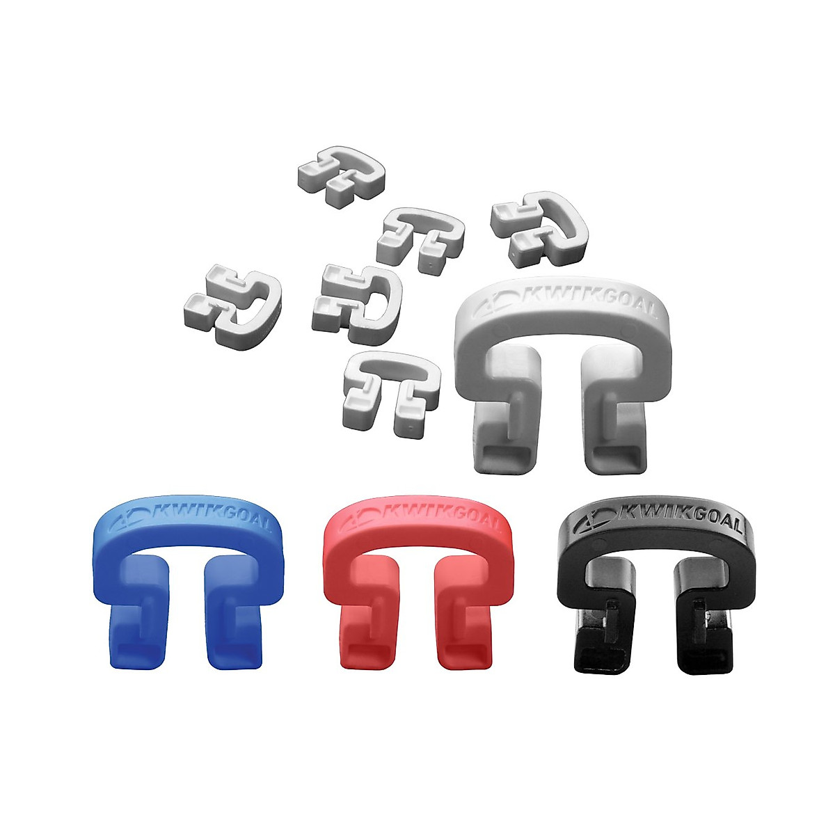 Kwik Goal Kwik Lock Net Clips (100-Pack), White