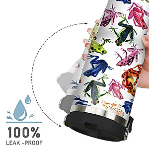 ysnifeiw 30oz Frog Tumbler with Handle and Straw, Stainless Steel Insulated Frog Cup with Top Handle and Lid, Frog Coofee Mug Gifts for Women Men